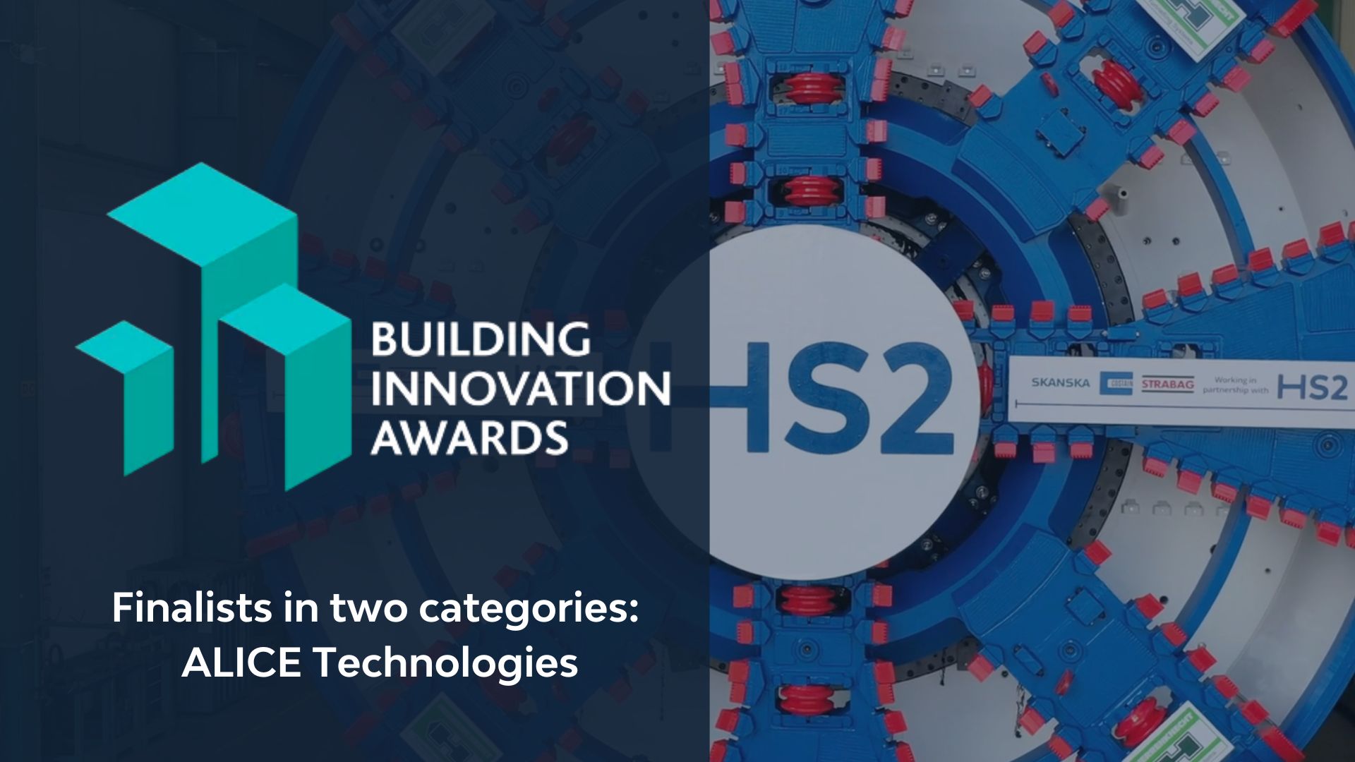 ALICE named finalist - 2023 Building Innovation Awards