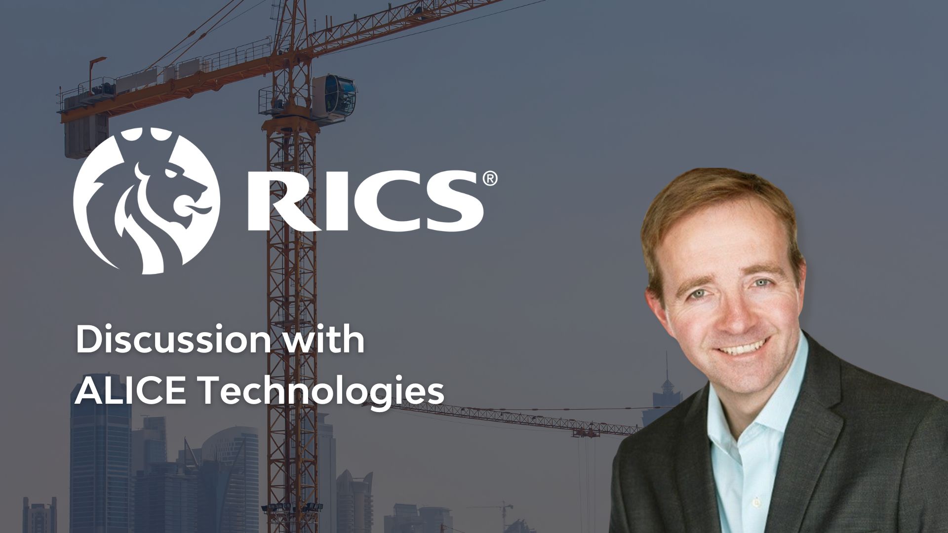 RICS Tech Partner discussion with ALICE Technologies